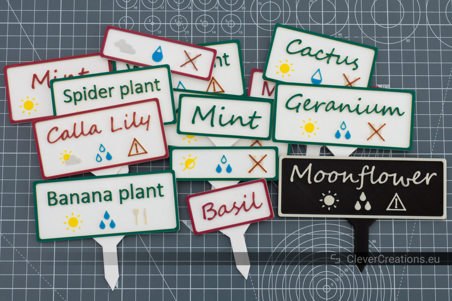 Brighten Your Garden With These 3D Printed Plant Labels | Clever Creations